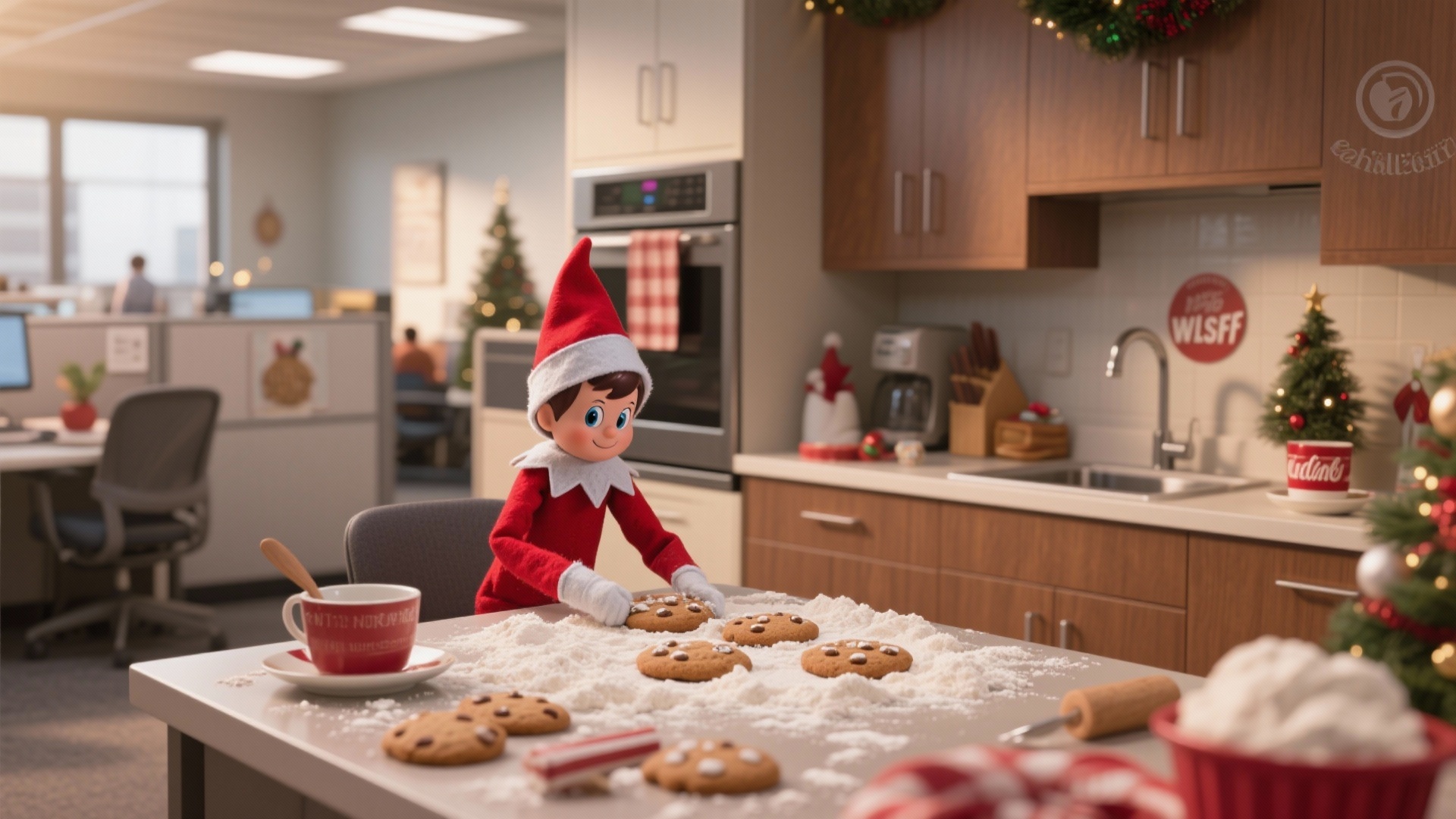 10 Elf on the Shelf Office Ideas