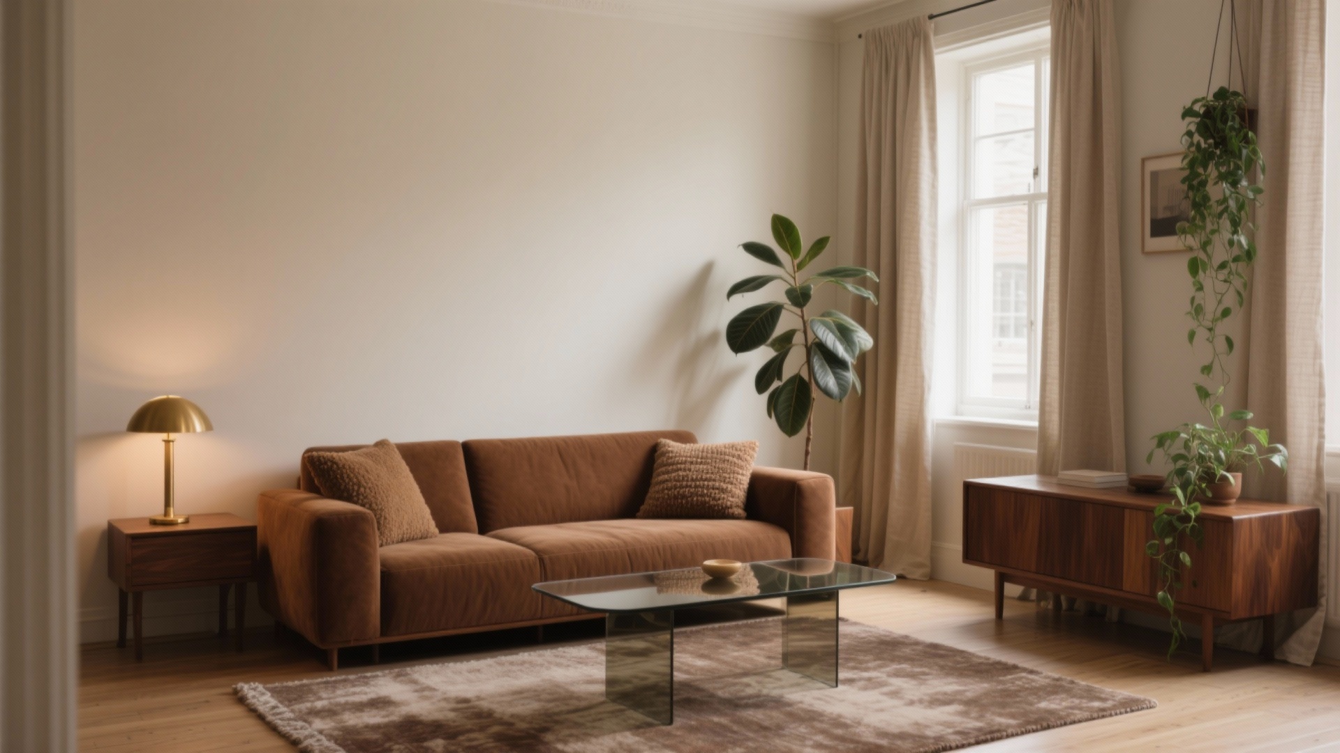5 Brown Colour Combination for Living Room Ideas