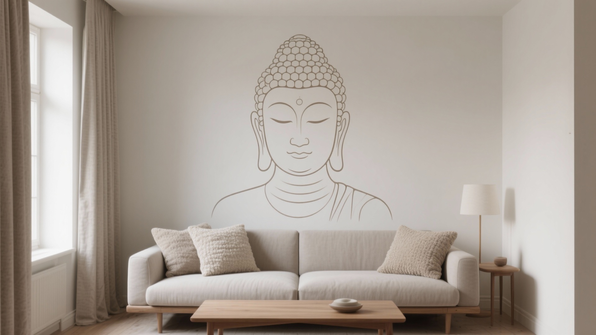 5 Buddha Wall Painting Designs for Small Spaces
