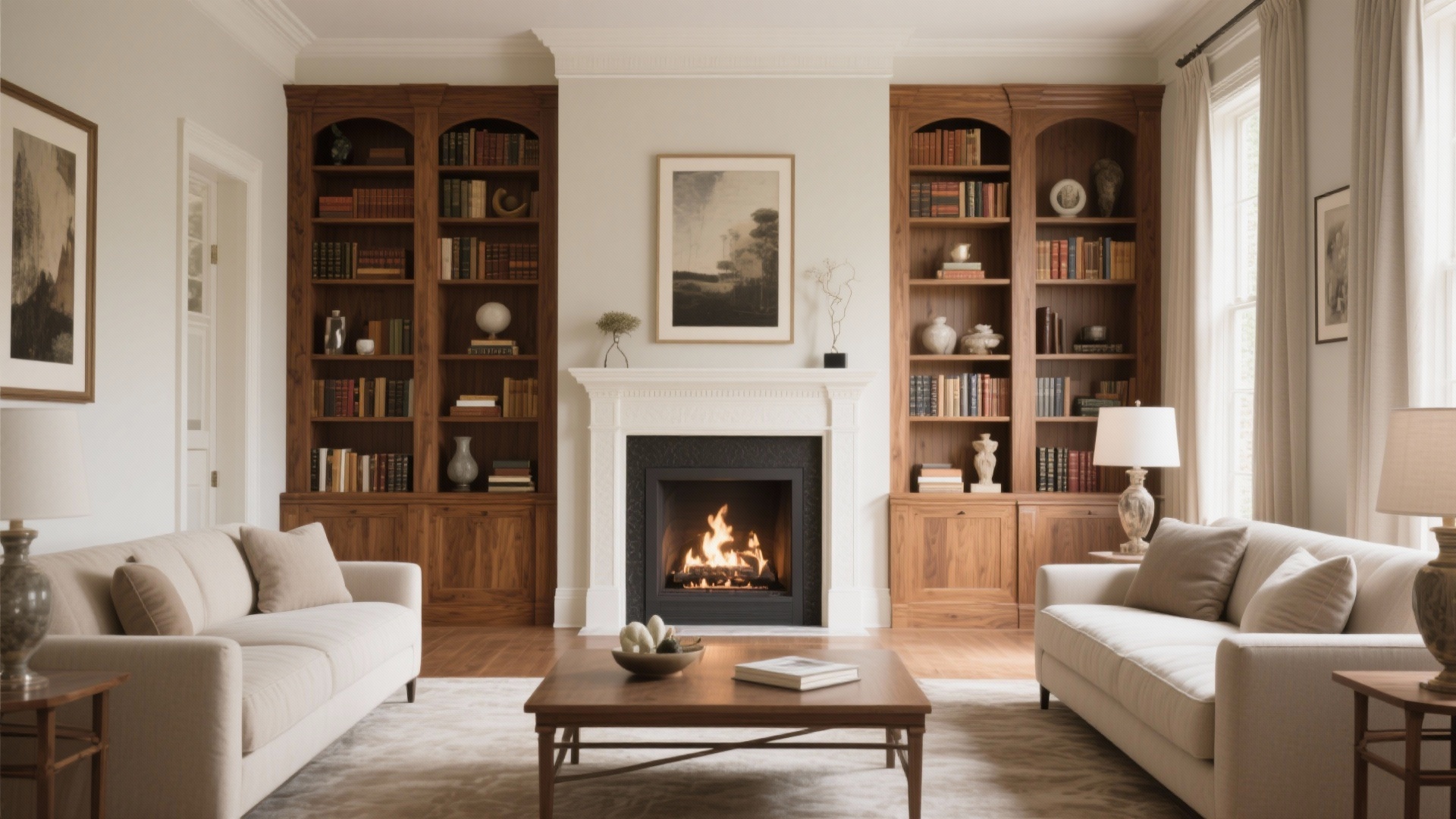 10 Formal Living Room Ideas with Fireplace