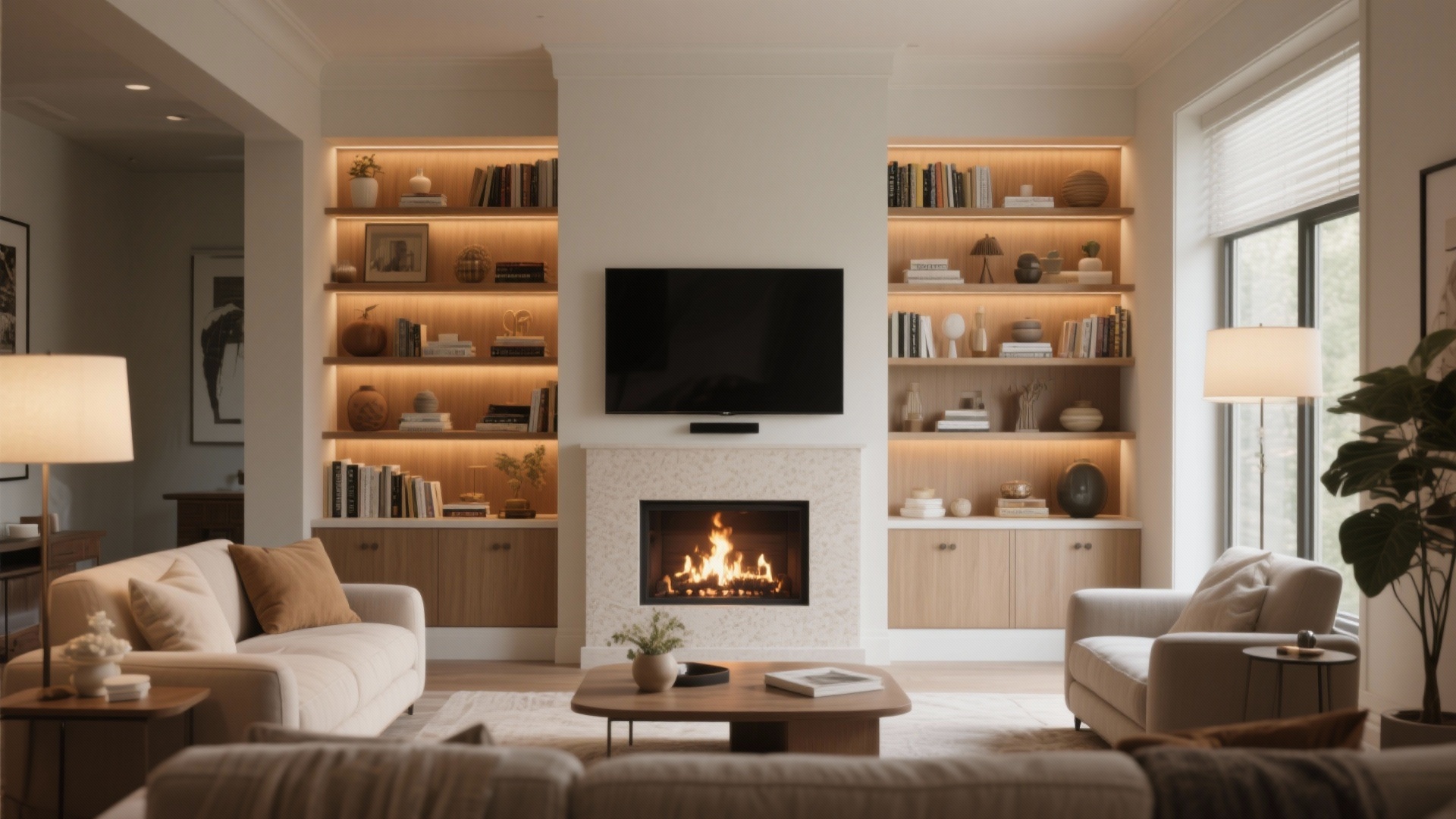 10 Living Room Arrangement Ideas With Fireplace And TV 10 Living Room Arrangement Ideas With Fireplace And TV