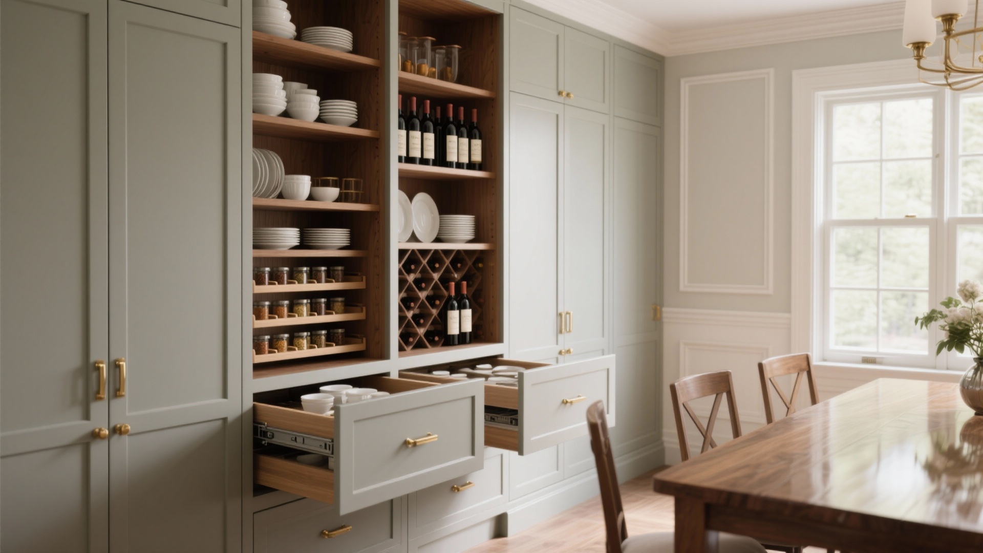 No Pantry? 5 Dining Room Pantry Ideas That Add Storage