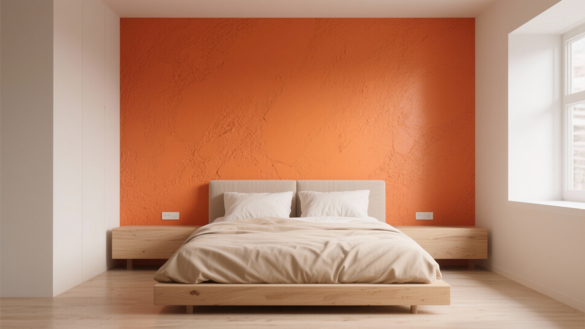5 Orange Wall Paint Designs for Small Spaces