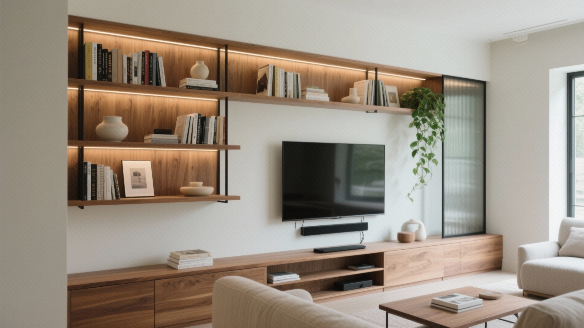 Living Room Feels Cluttered? 5 Bookshelf Designs That Add Space