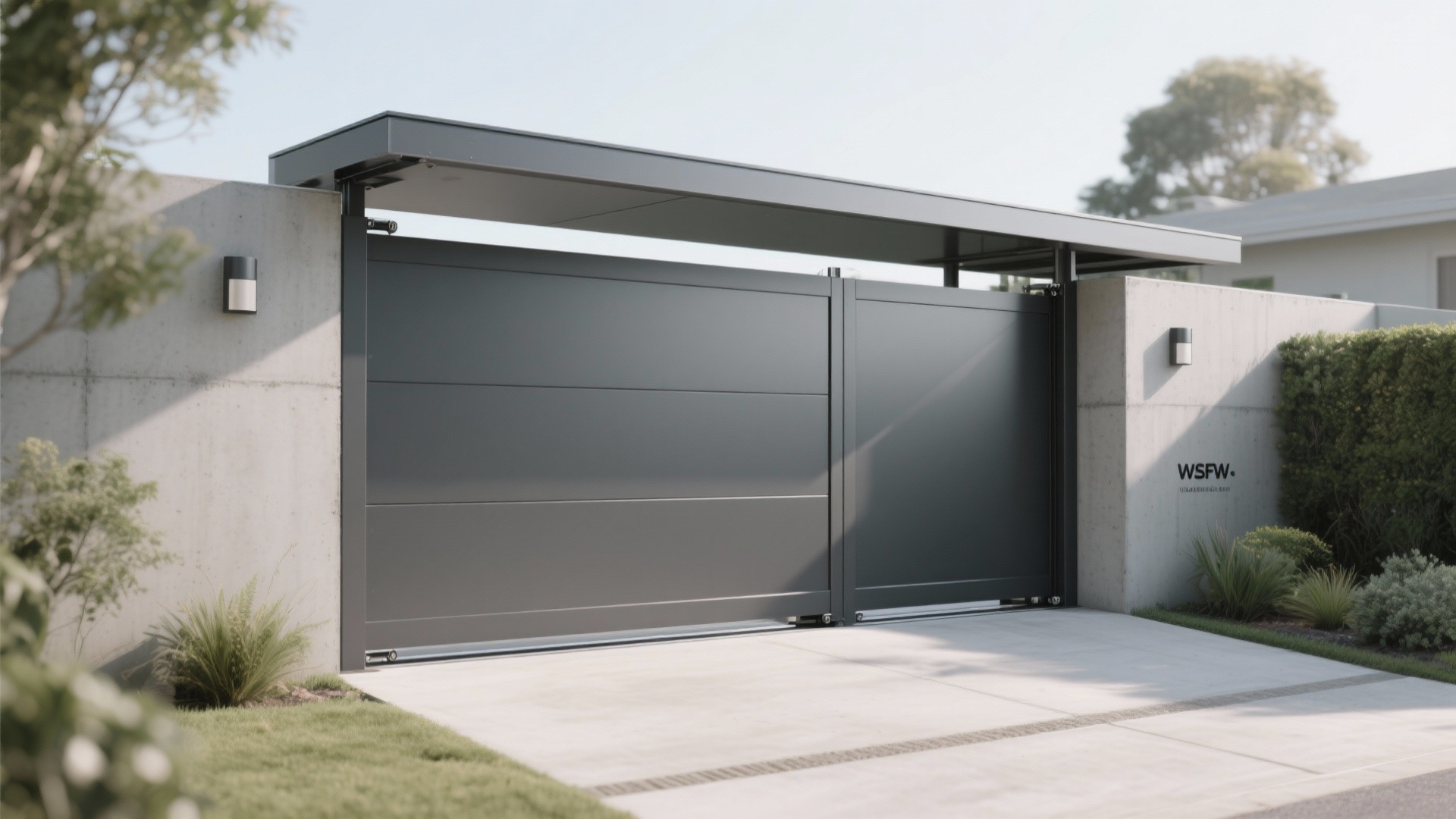 5 Smart Compound Wall Sliding Gate Design Ideas