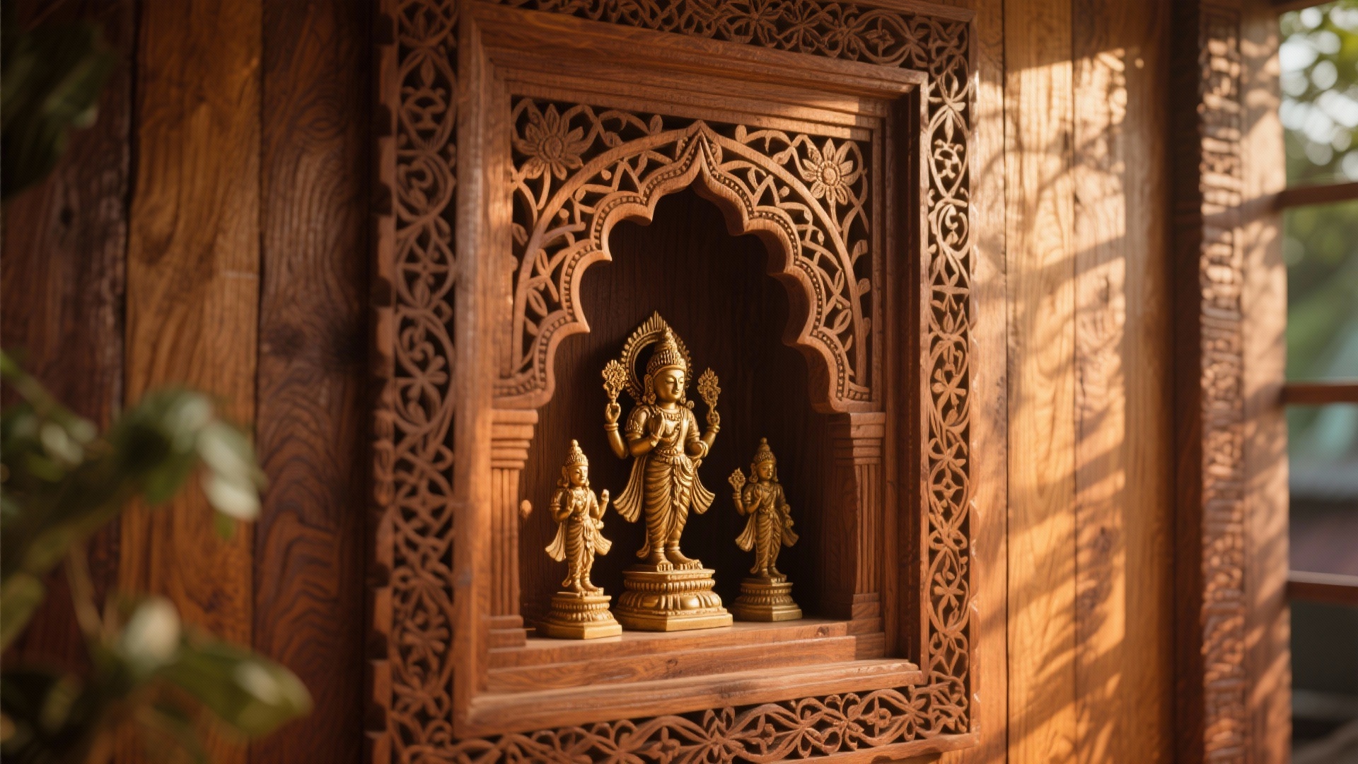 5 Pooja Room Designs in Wall for Small Homes