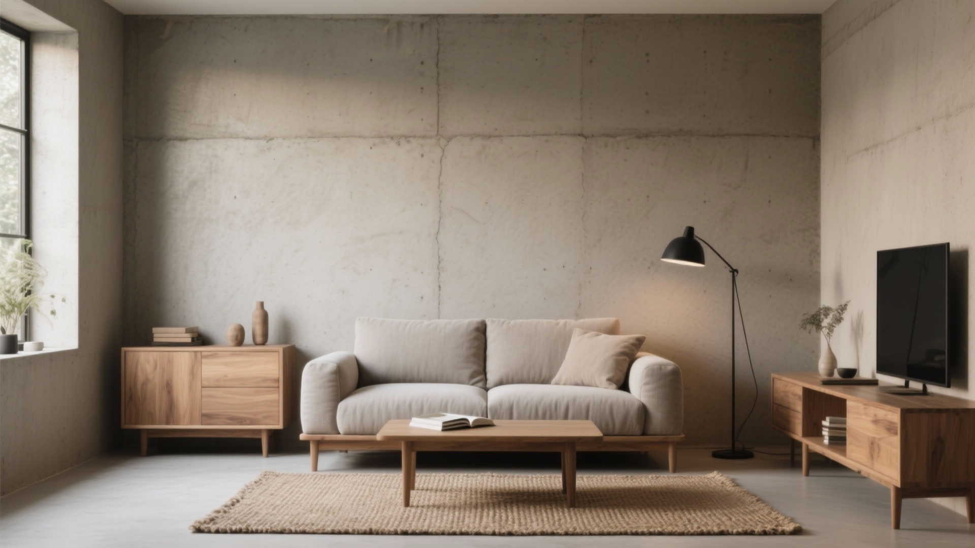 Small Room Feels Cold? Cement Wall Texture Design Fix