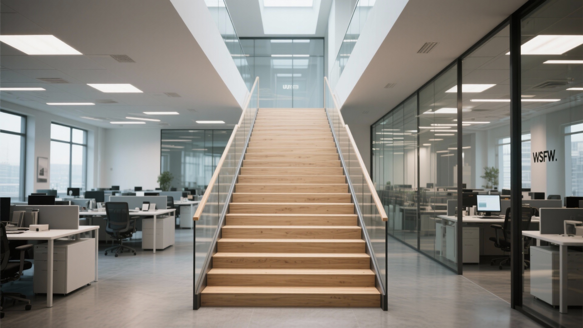 Two-Storey Office Building Floor Plan Ideas
