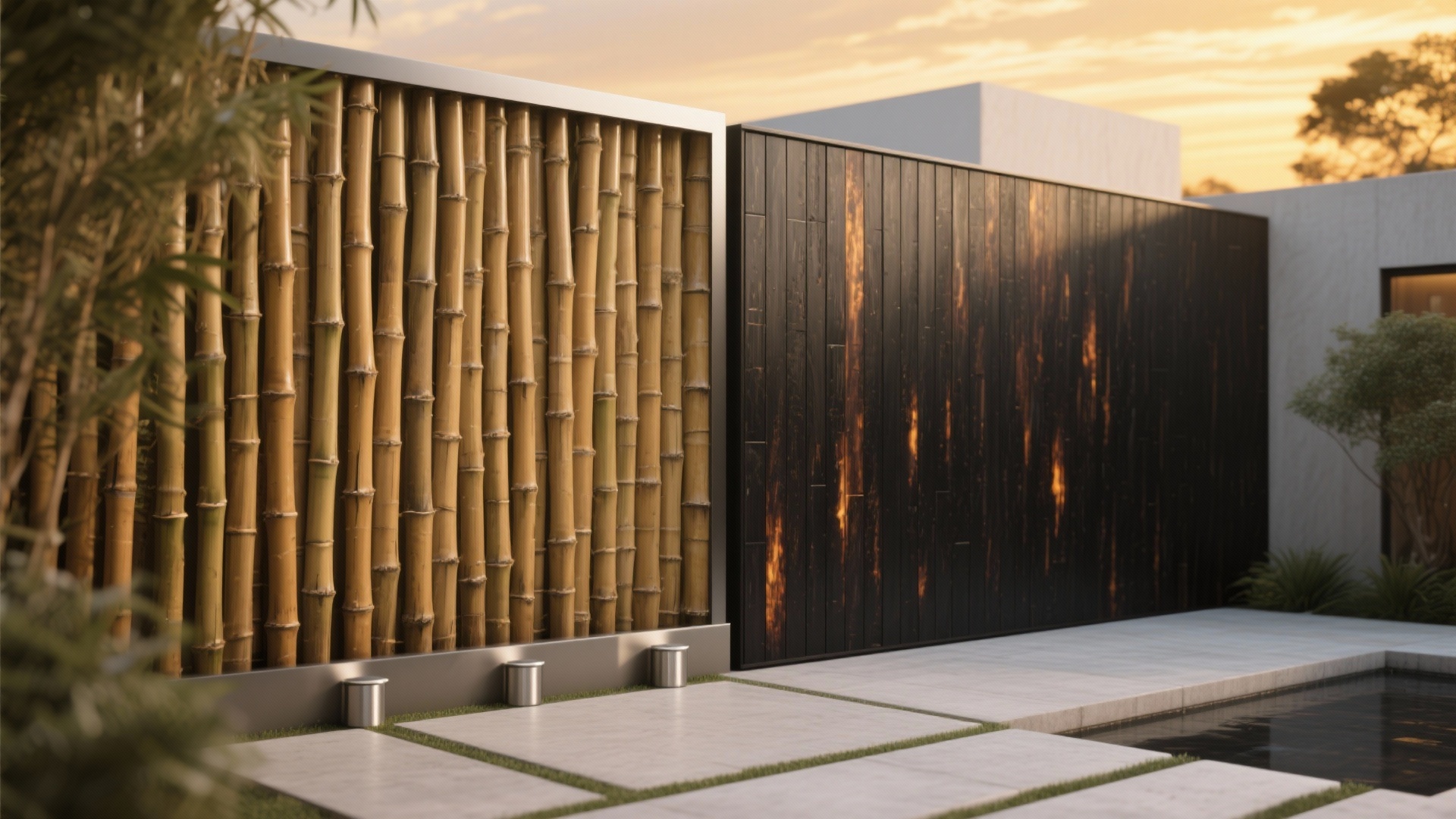 5 Bamboo Boundary Wall Design Ideas