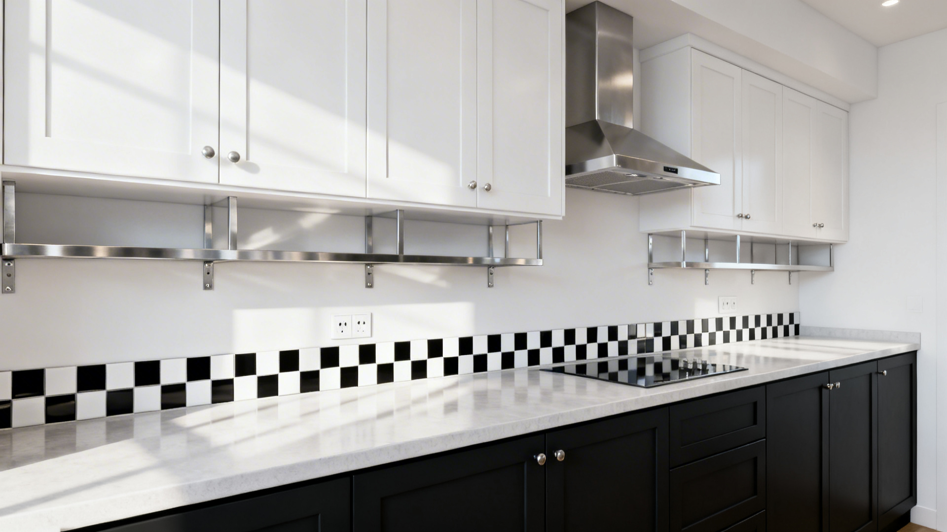 Black and White Checkered Kitchen Decor: Too Bold for Small Kitchens?