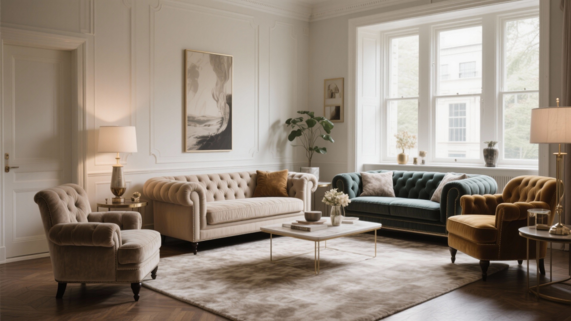 Small Living Room? 10 Chesterfield Living Room Ideas