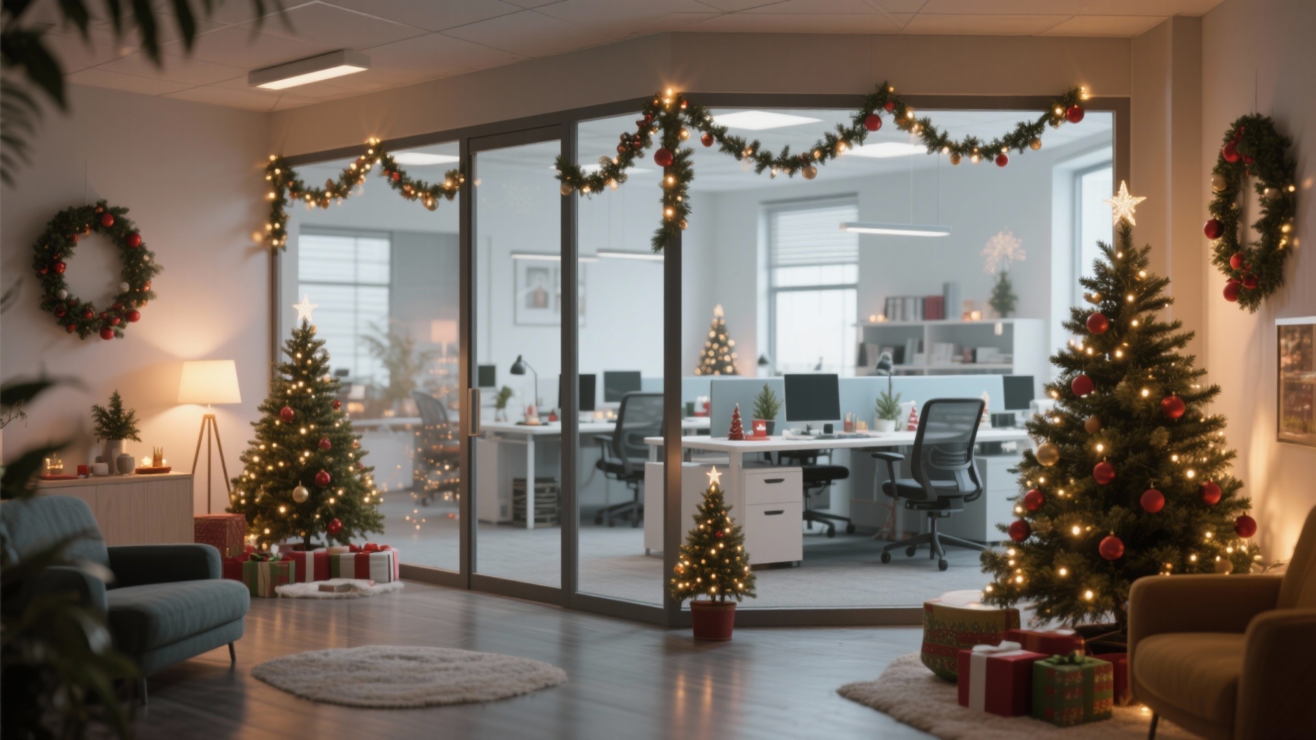10 Office Christmas Decoration Ideas