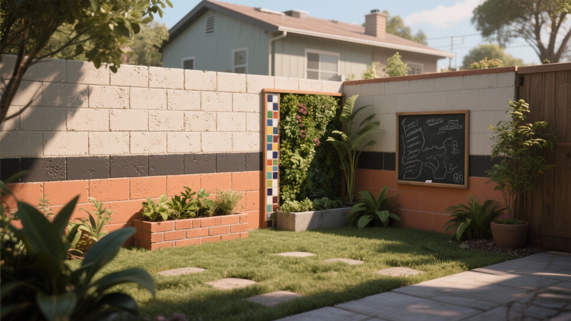 Outdoor Cinder Block Wall Paint Ideas: 5 Inspiring Looks