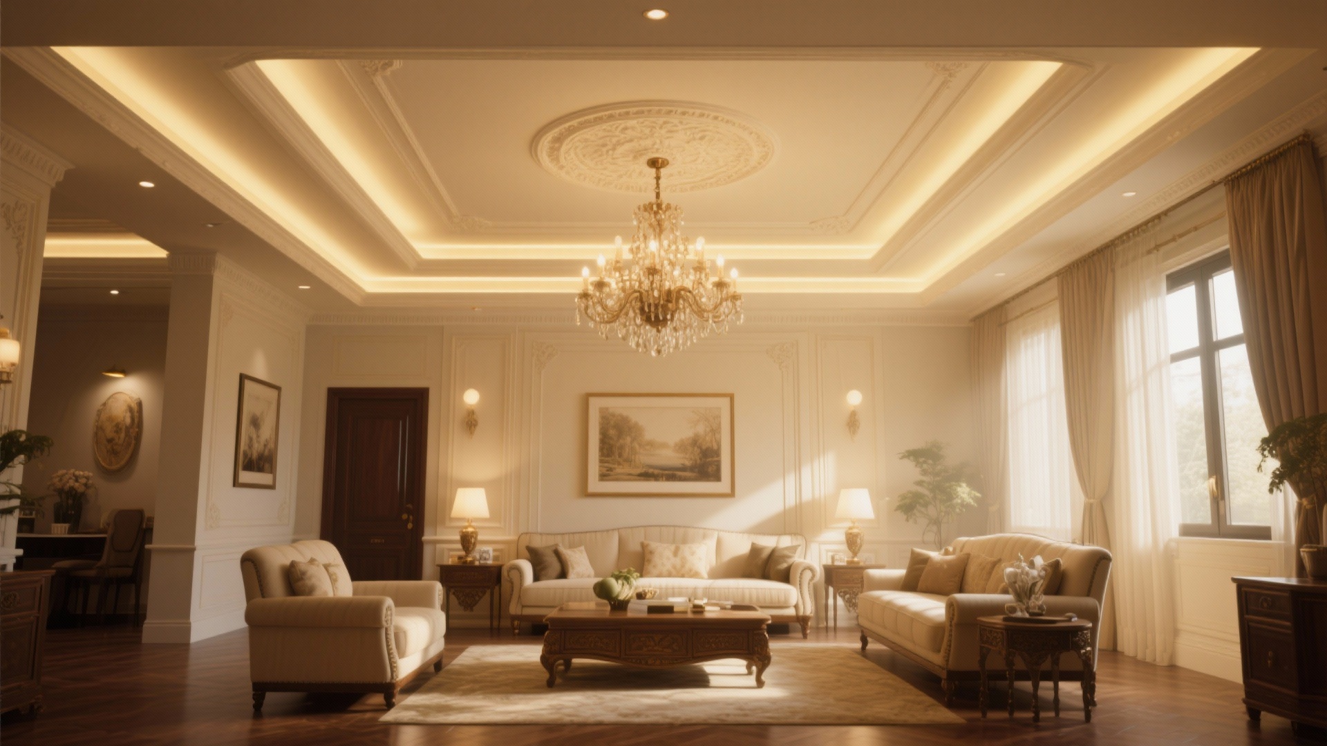 5 POP False Ceiling Design Ideas for Drawing Rooms
