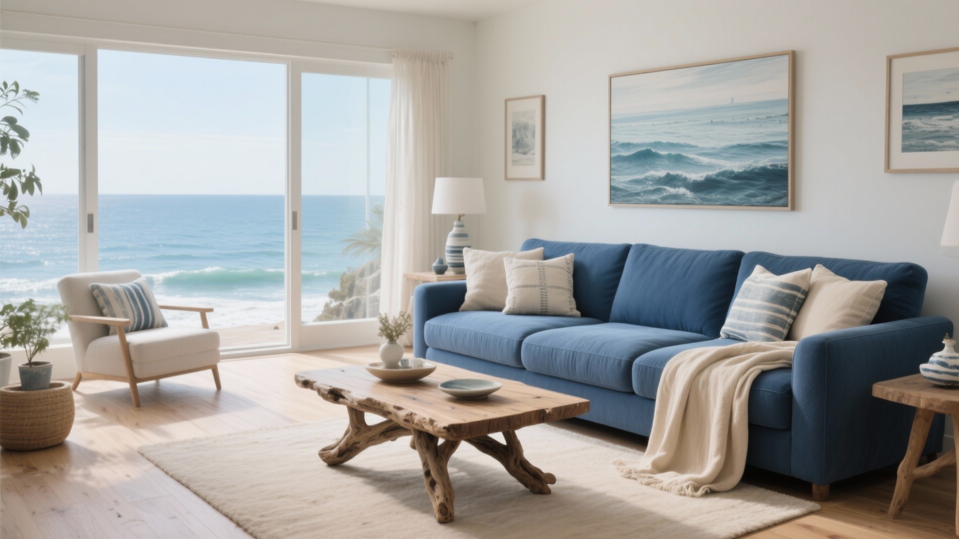 10 Blue Sofa Living Room Decor Ideas