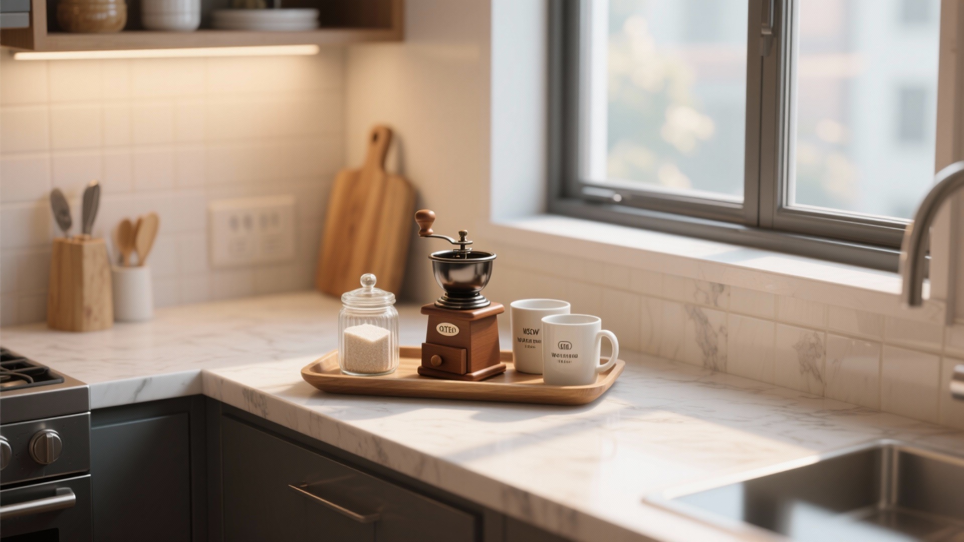 Kitchen Window Sill Decoration Ideas for a Small, Empty Sill