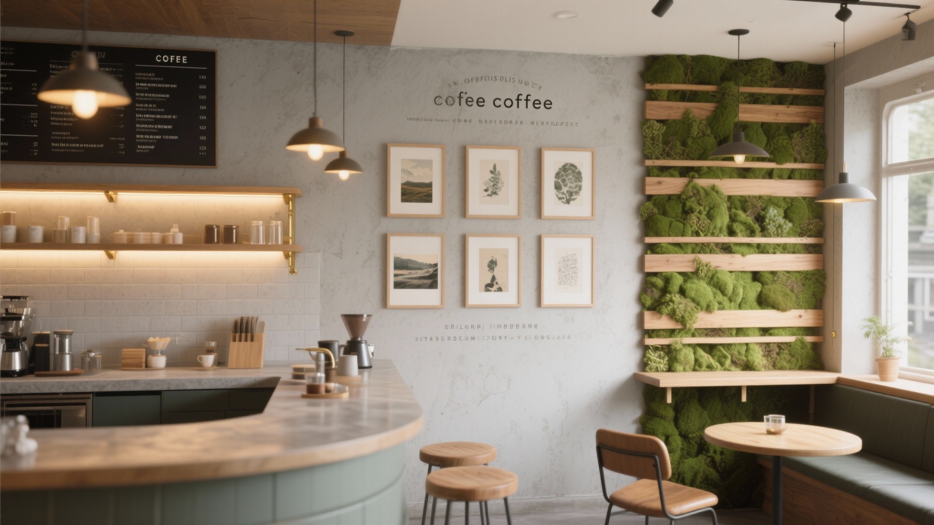 Small Cafe Feels Dull? Coffee Shop Wall Design Ideas