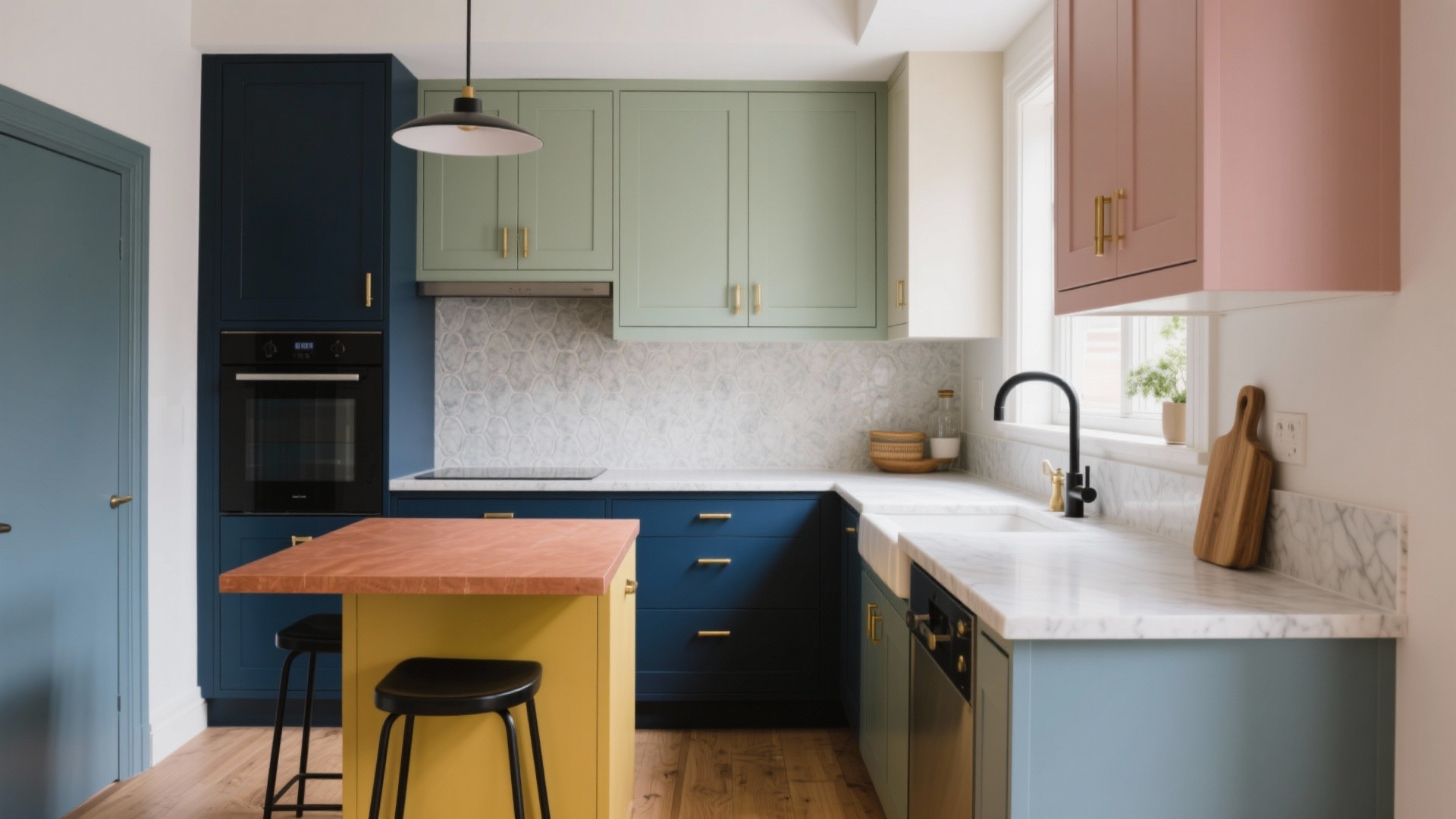 5 colored kitchen cabinets ideas to refresh your kitchen