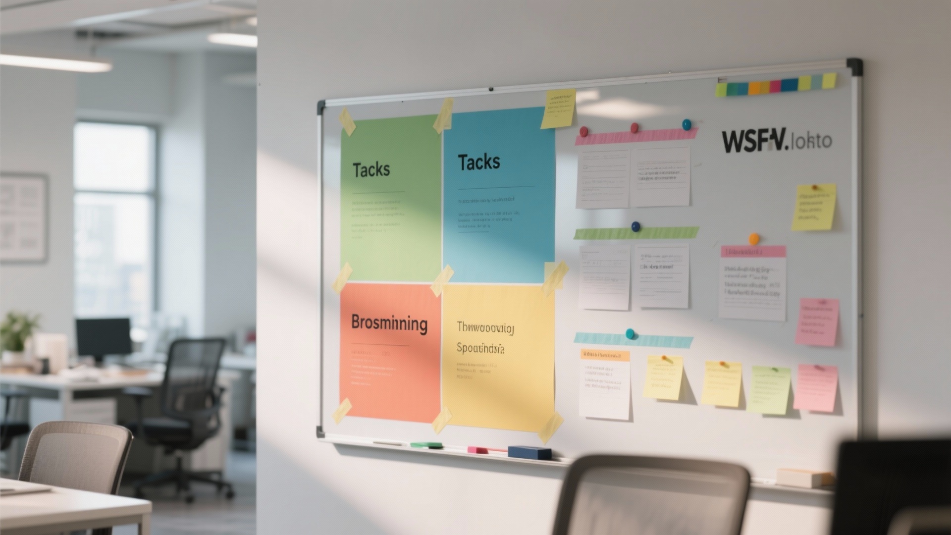 10 Creative Office White Board Decoration Ideas