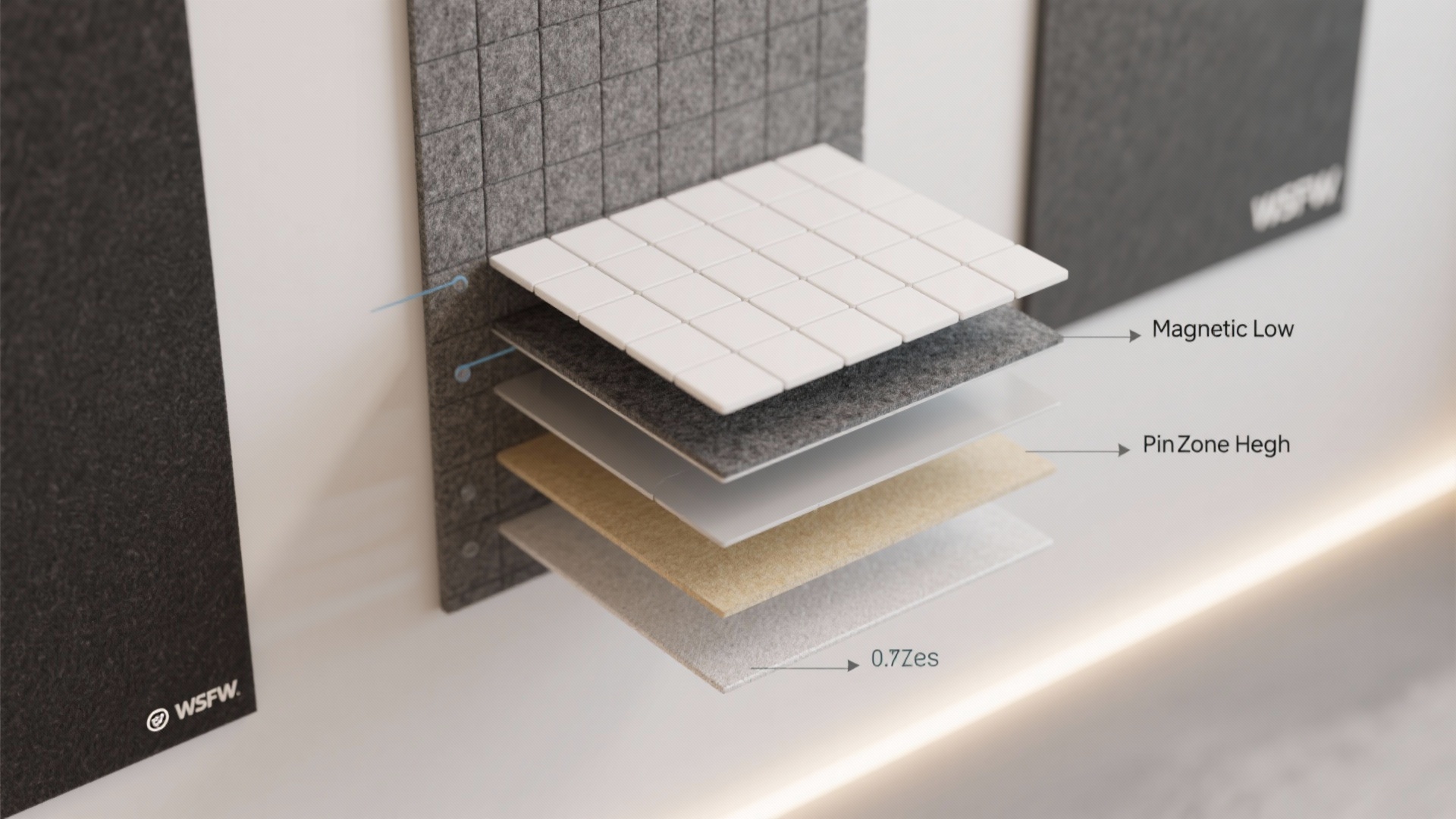 5 Ideas: Felt Tiles for Quilt Design Walls in Small Kitchens