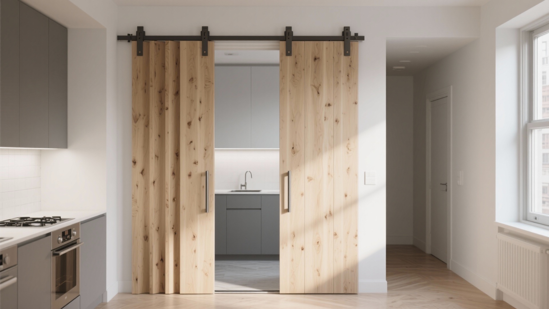 Small Room Feels Cramped? Install a Folding Door to Gain Space