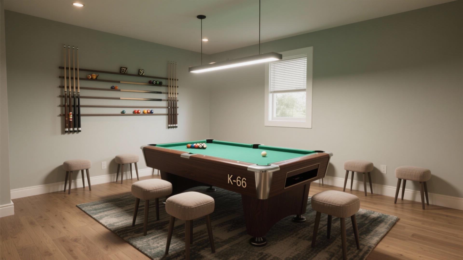 Small Pool Table Sizes: Dimensions, Clearances, Lighting, and Layout