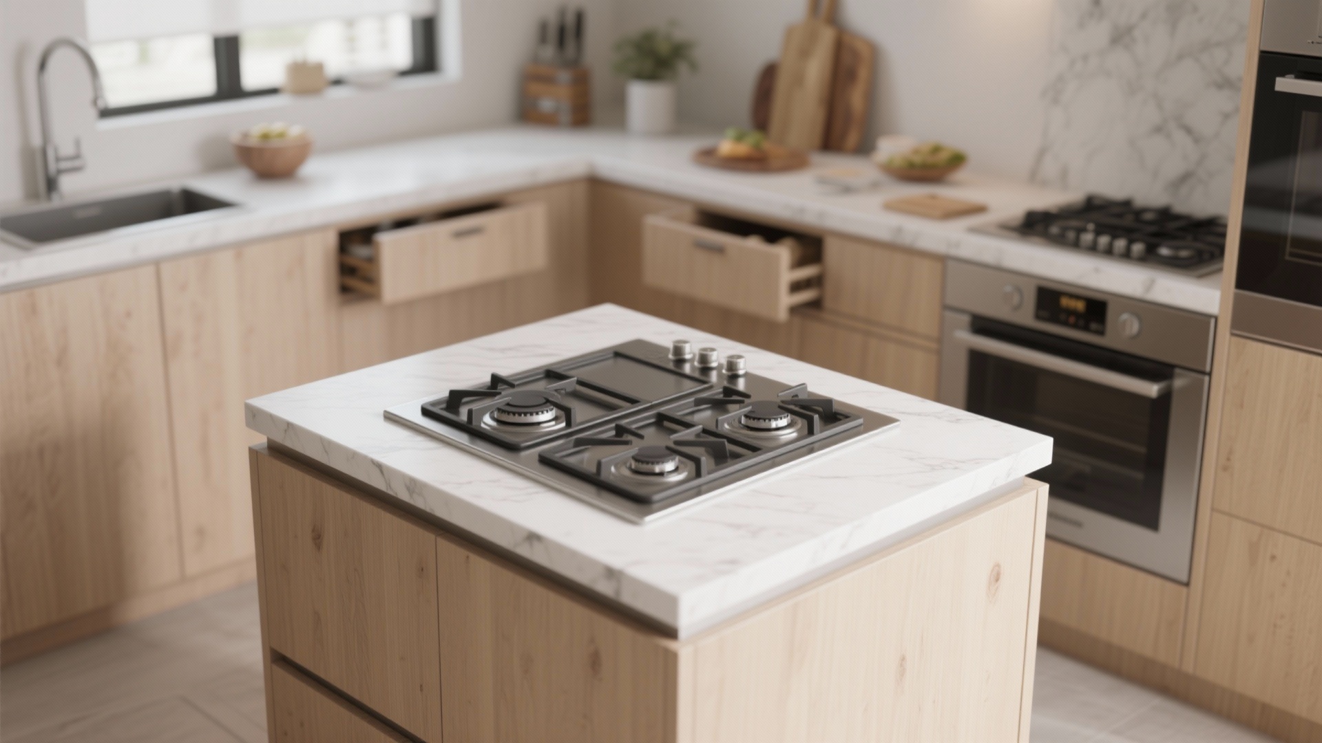 Kitchen Island Cooktop Ideas: 5 Practical Layouts