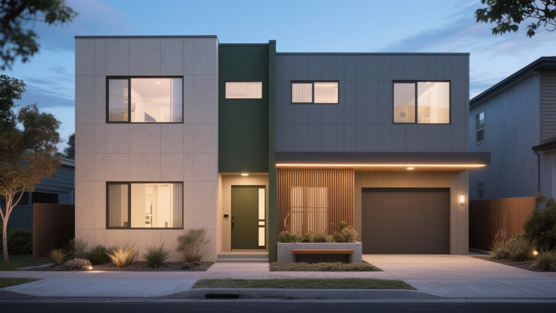 Small Duplex Front Design: Fix a Cramped, Dark Entry