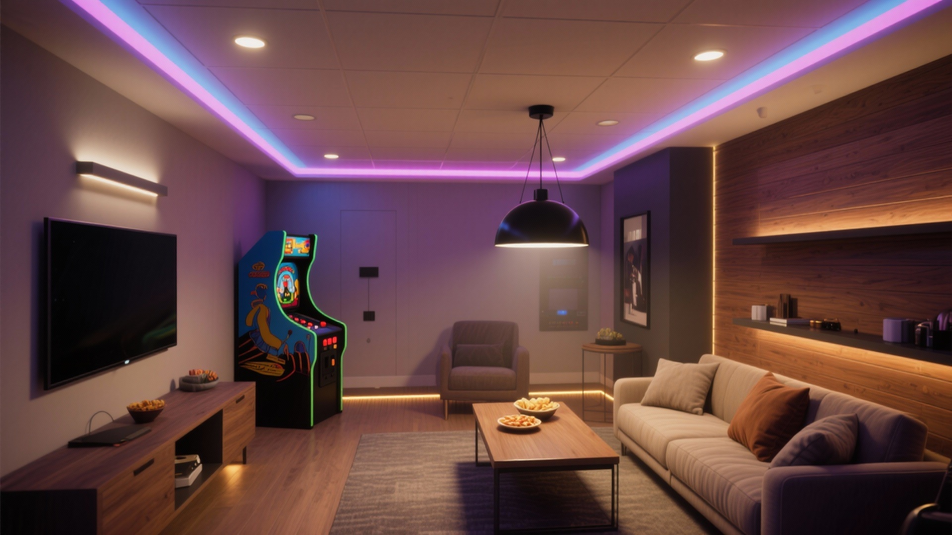 Game Room Ceiling Light — 5 Design Ideas