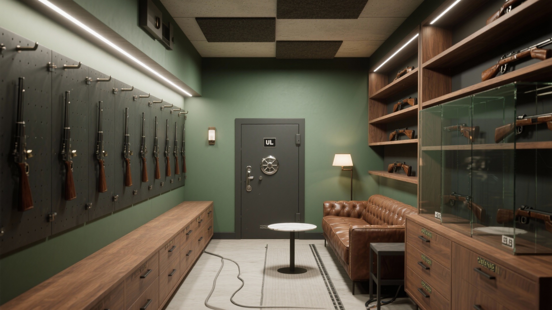 Small Gun Room Man Cave Ideas: Secure Storage, Lighting & Style in ...