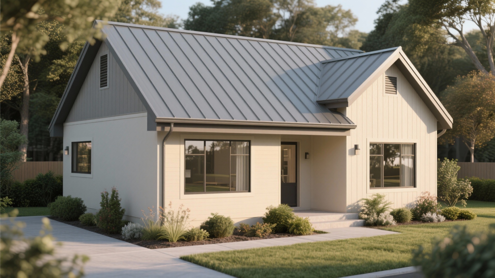 Small House Feels Cramped? Hip Roof Small House Fix