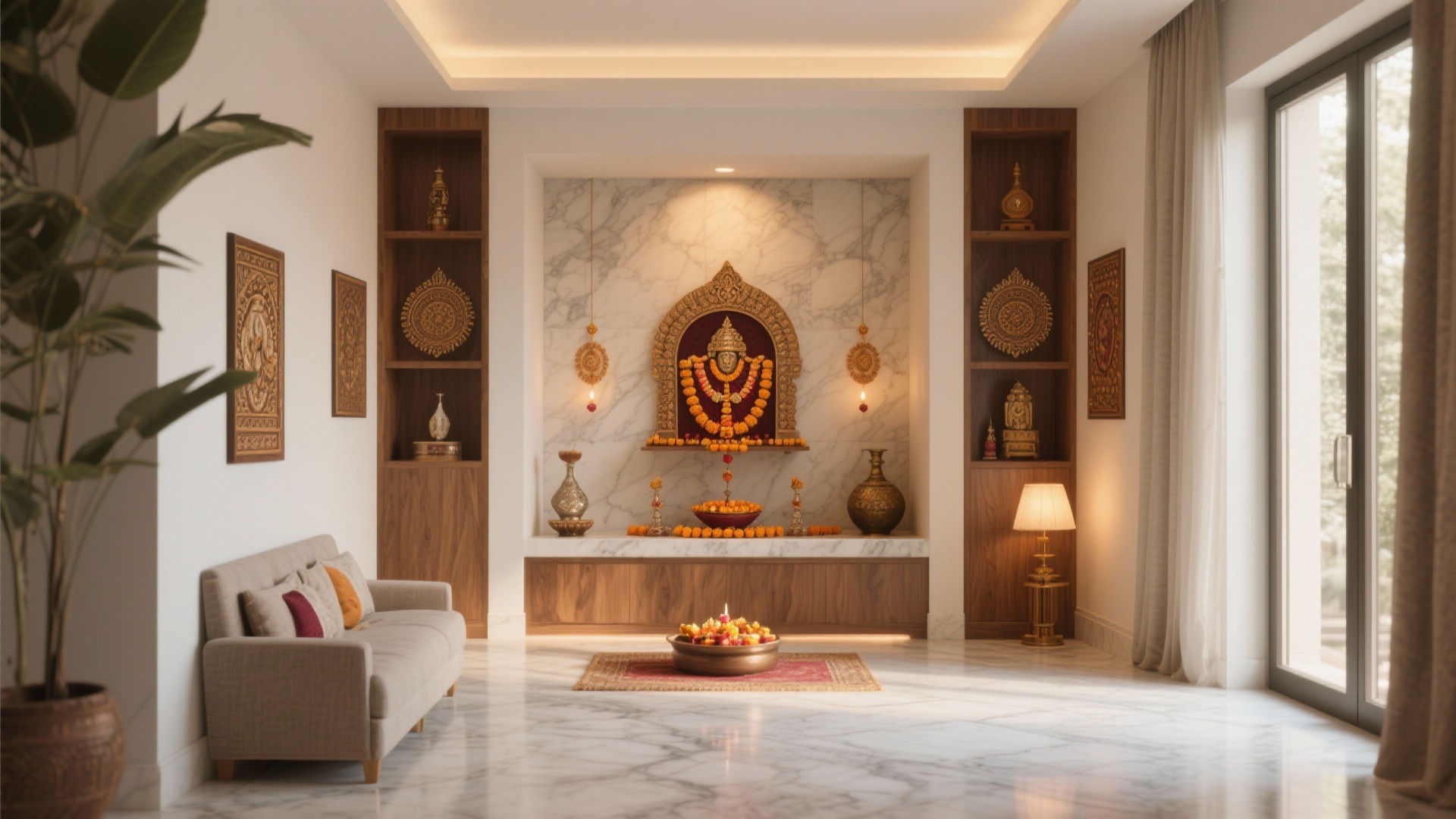 Small Pooja Room Ideas for Homes That Feel Too Cramped