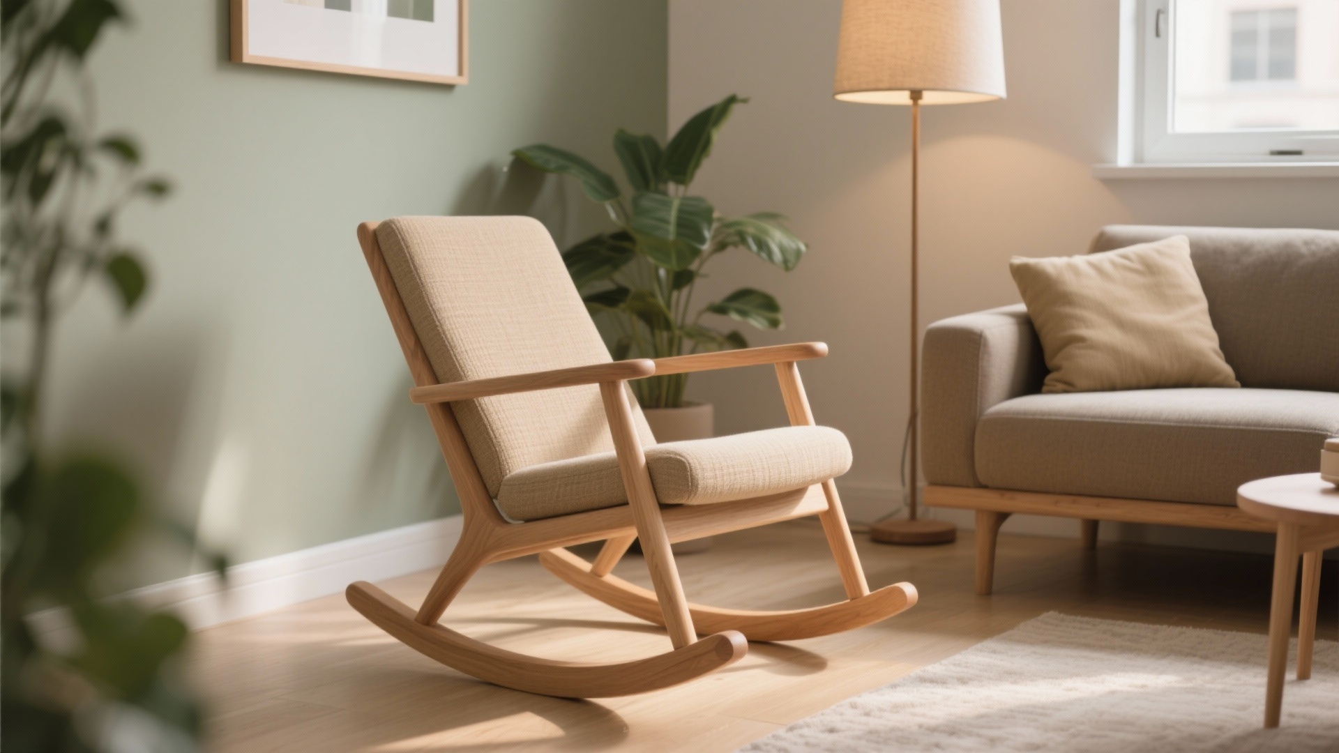 Living Room Feels Cramped? Add a Compact Rocking Chair