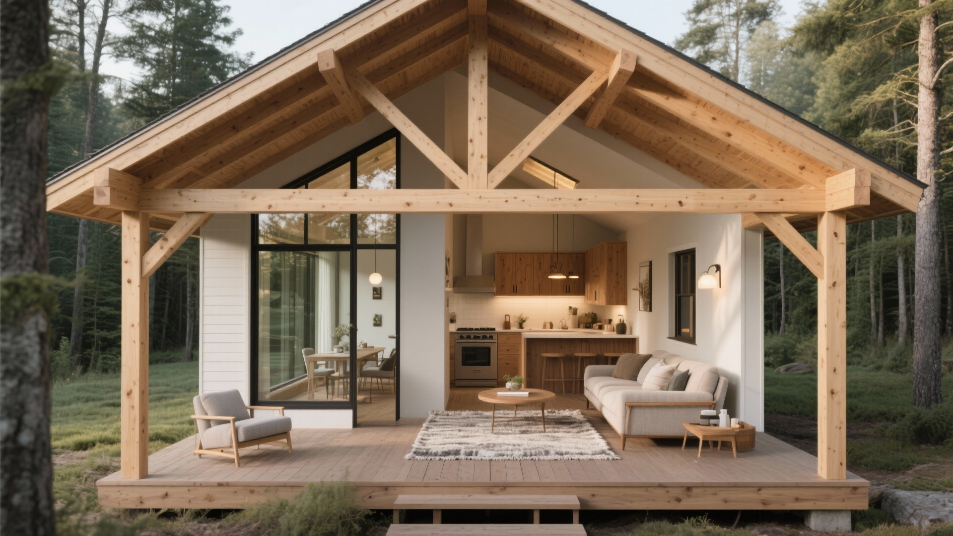 Small Timber Frame House Kits: Design Strategies for Compact Living