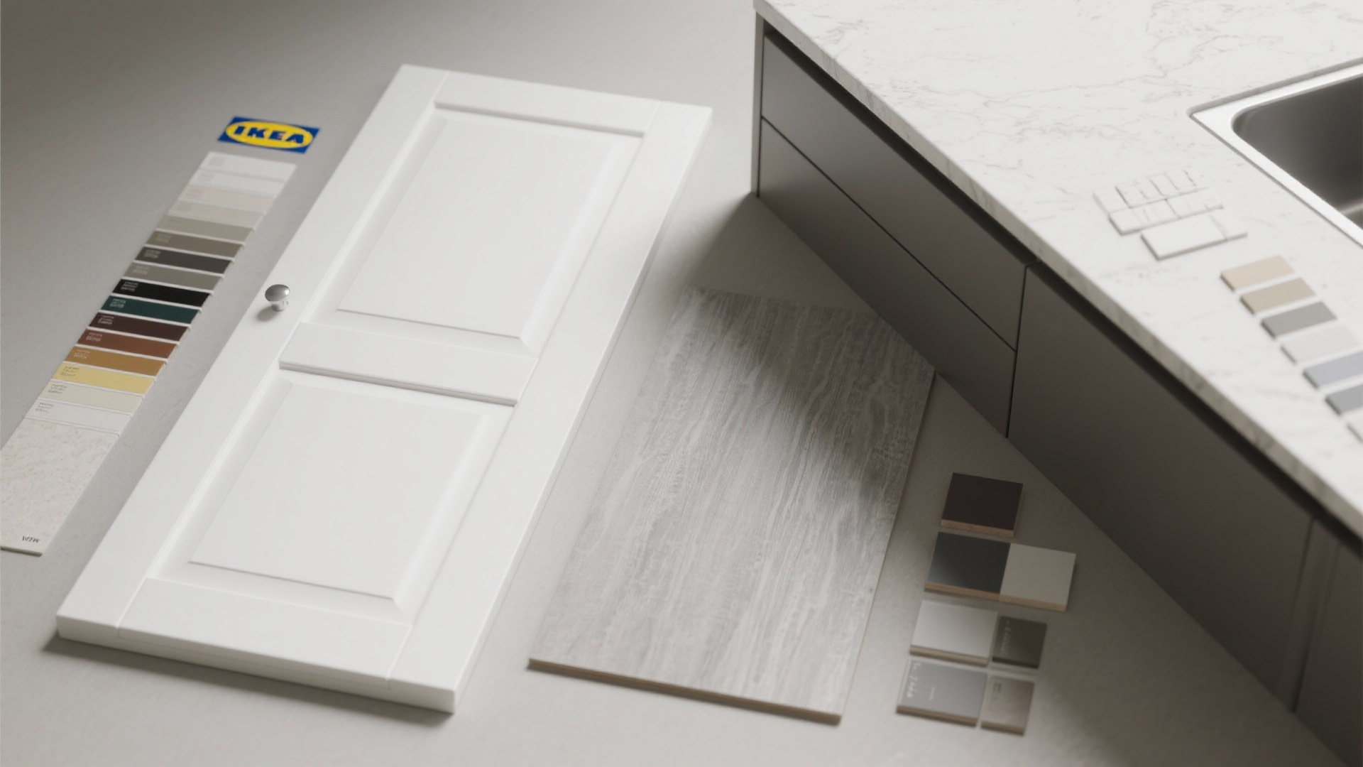 White Kitchen Cabinets + Gray Island: 5 Ideas