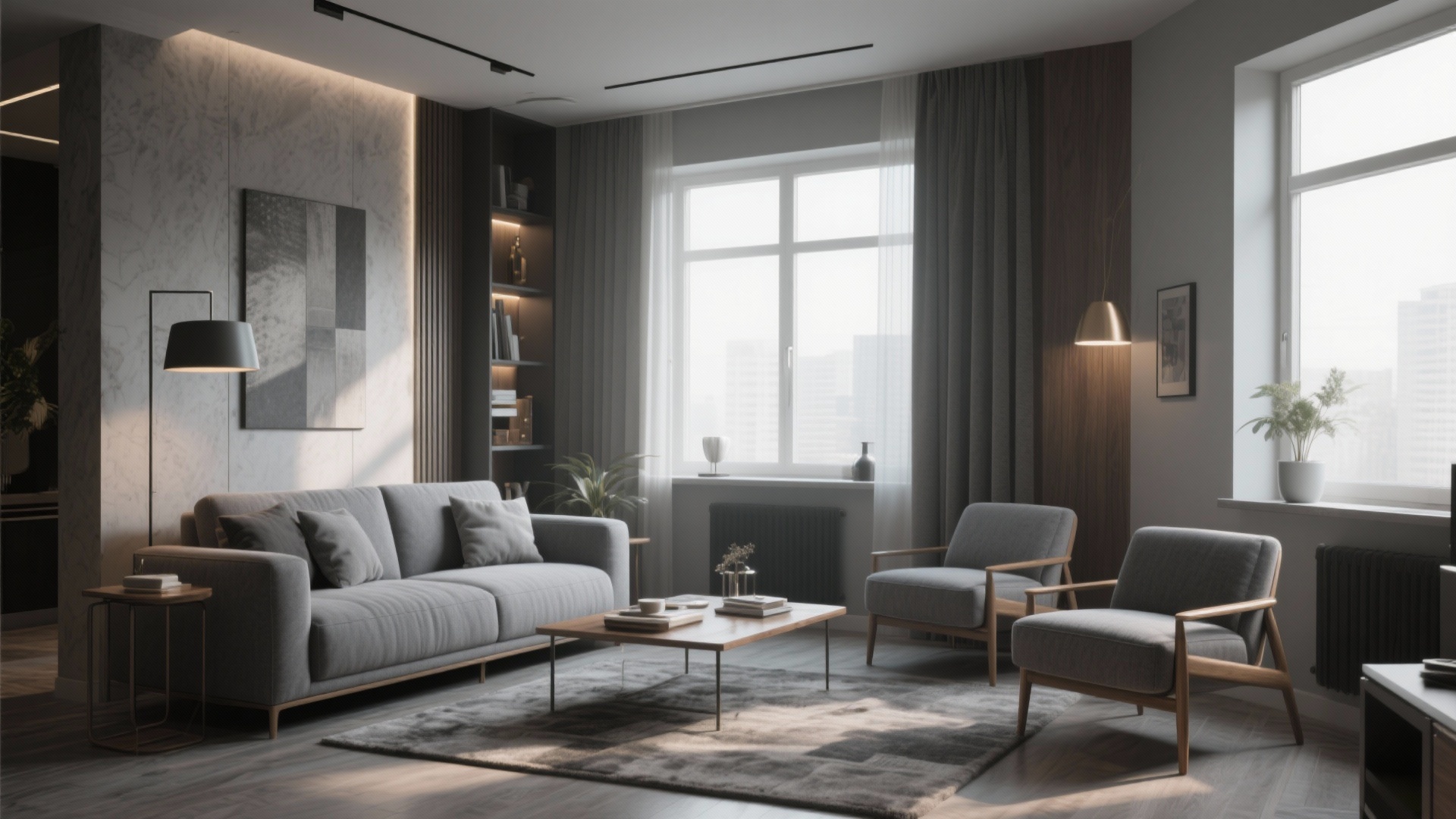 10 Contemporary Grey Living Room Ideas