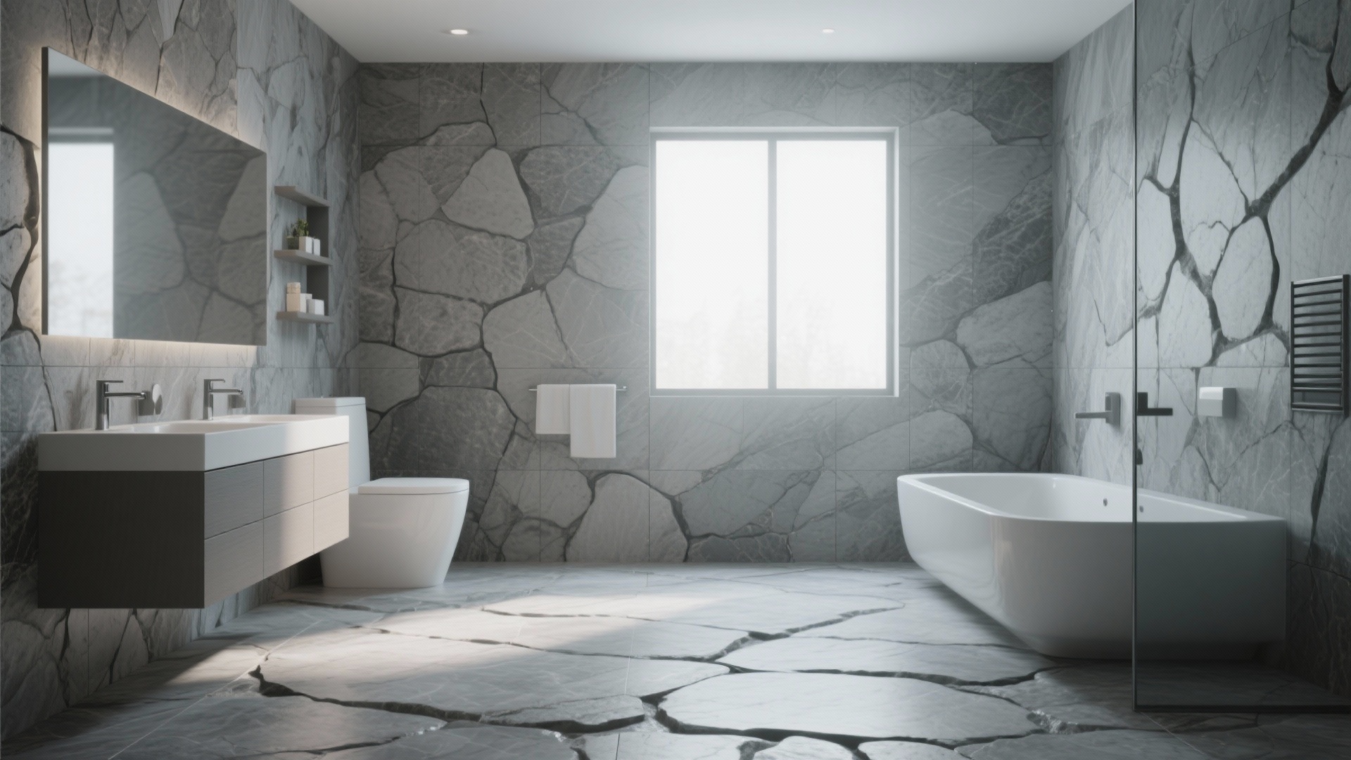 10 Large Tile Bathroom Ideas from a Designer
