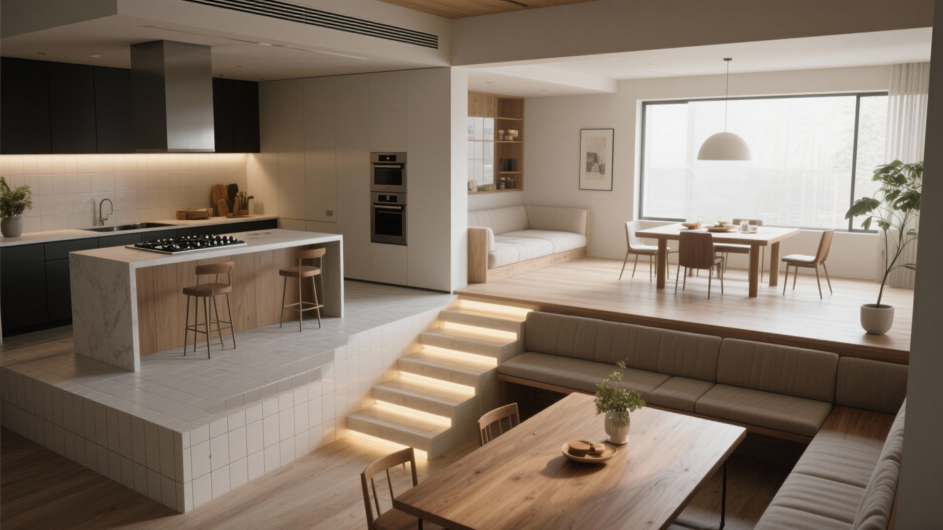 5 Split Level Kitchen Ideas for Small Homes