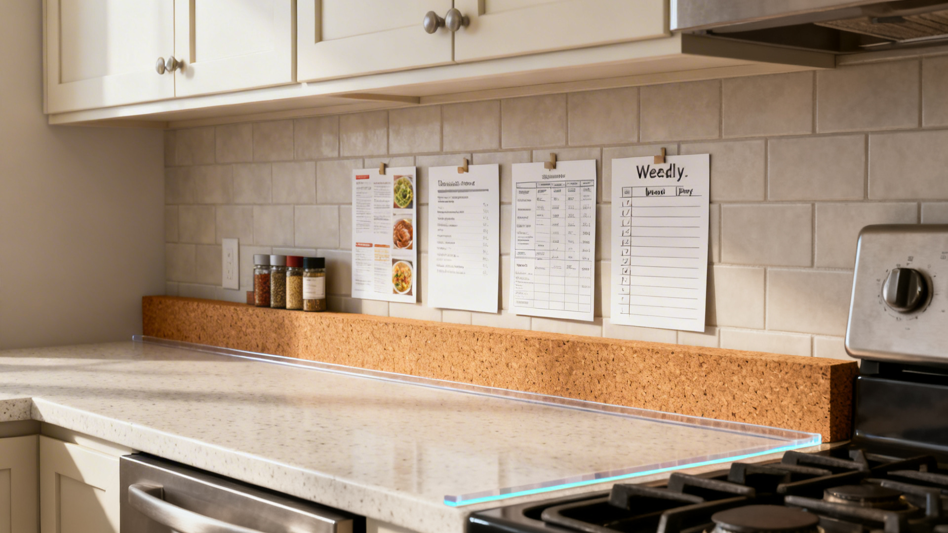 5 Cork Board Ideas for Kitchen Organization That Work