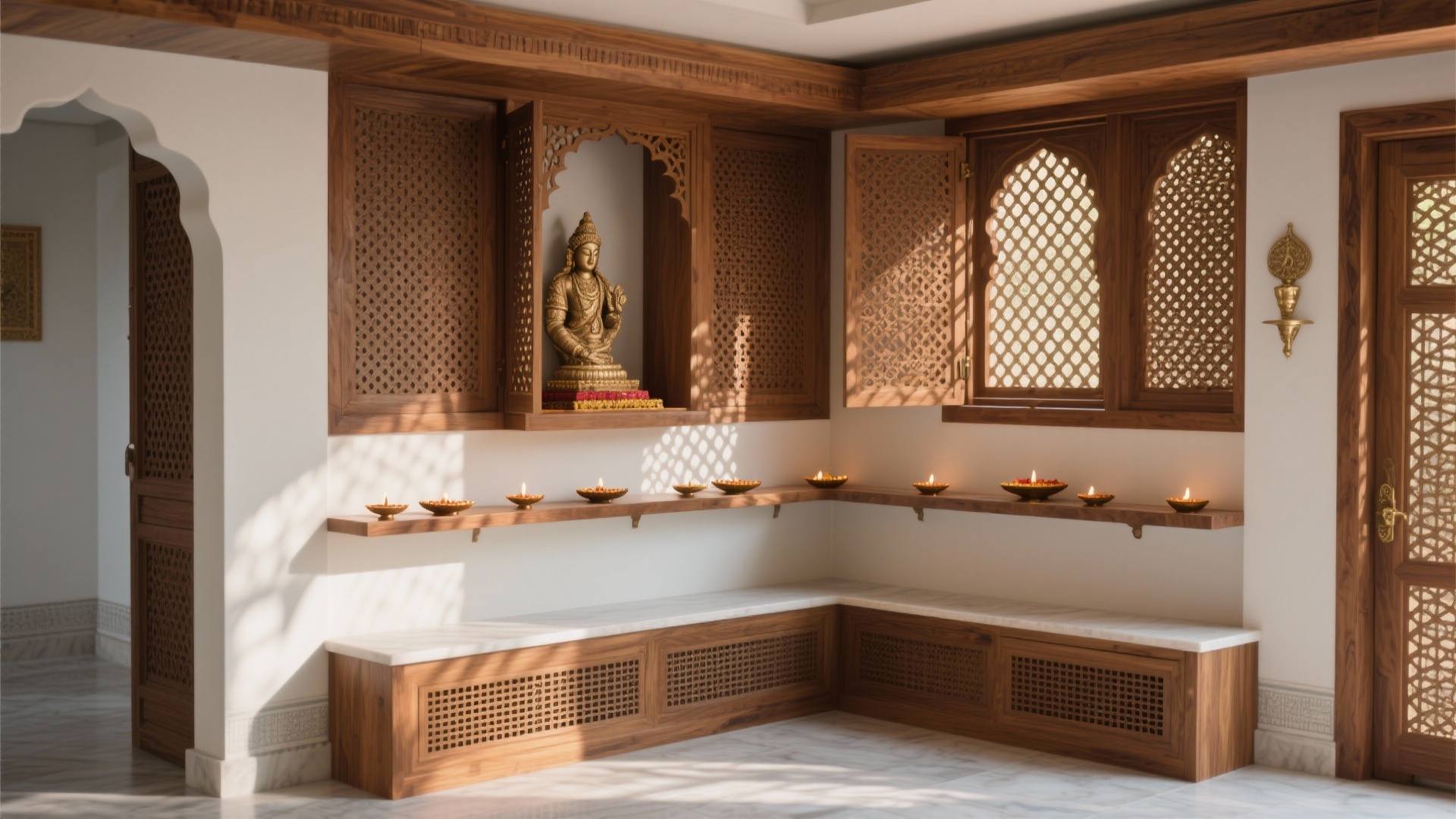 5 Pooja Mandapam Designs that Elevate Small Homes