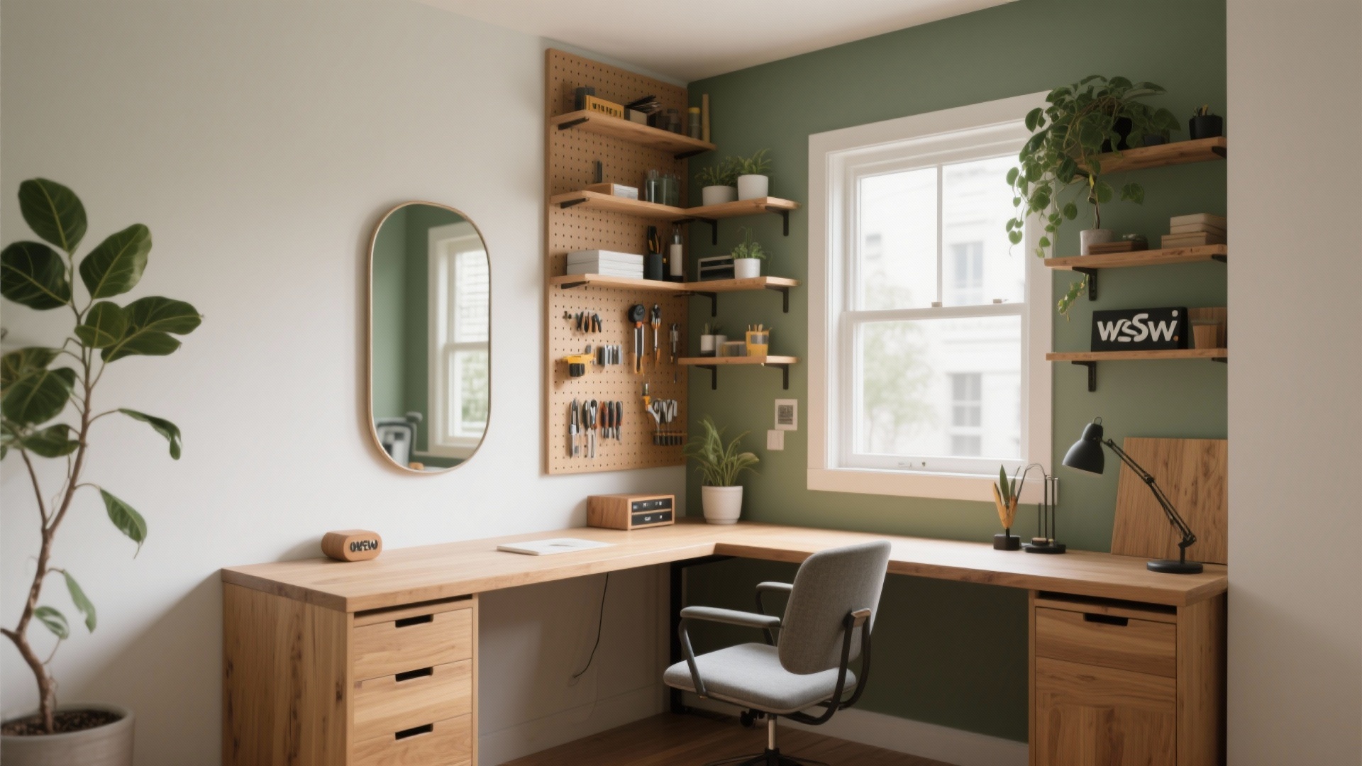 Home Office Ideas for Rental — 5 Small-Space Hacks