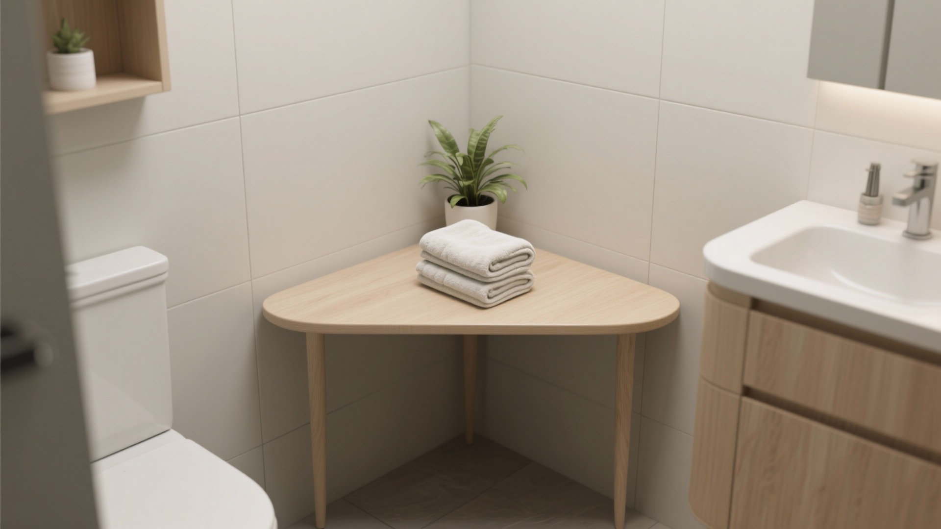 Bathroom Too Small? 10 Small Bathroom Table Ideas