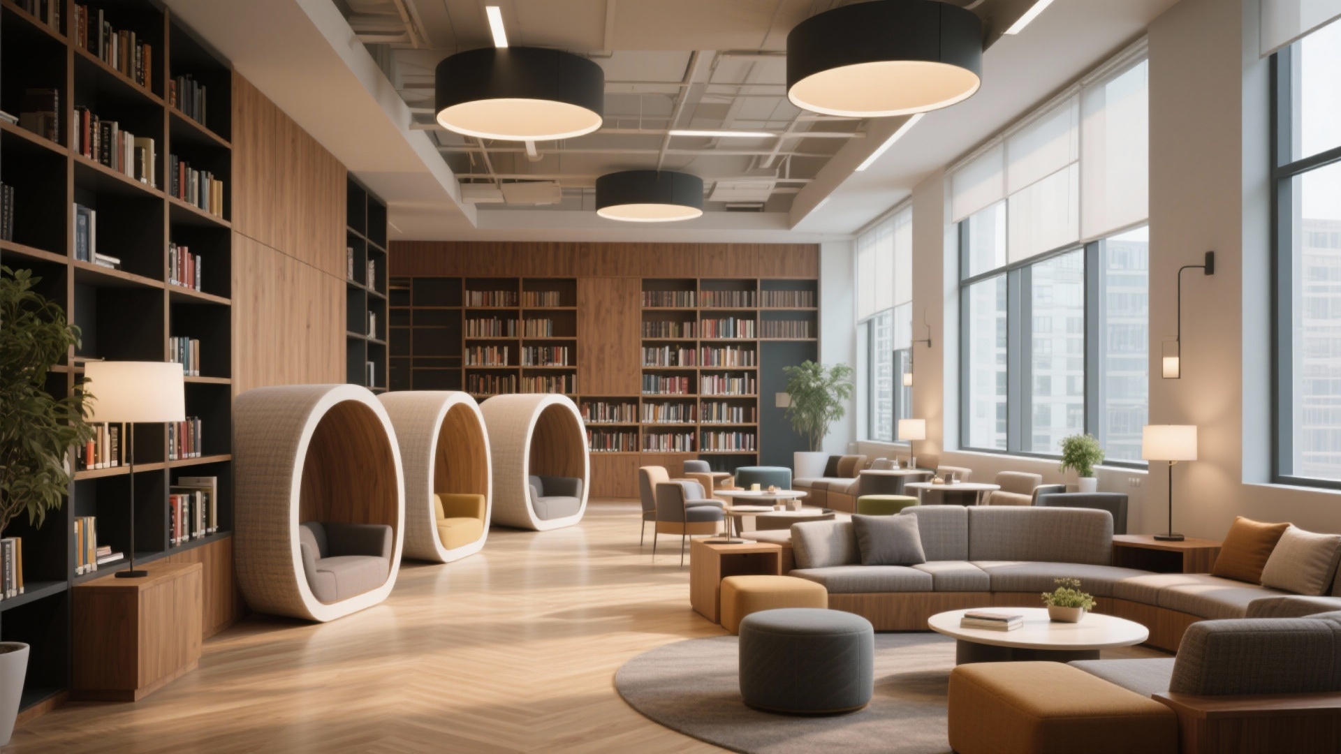 Corporate Library Feels Cramped? 5 Design Ideas Add Space