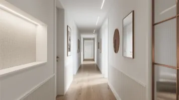 corridor wall interior design