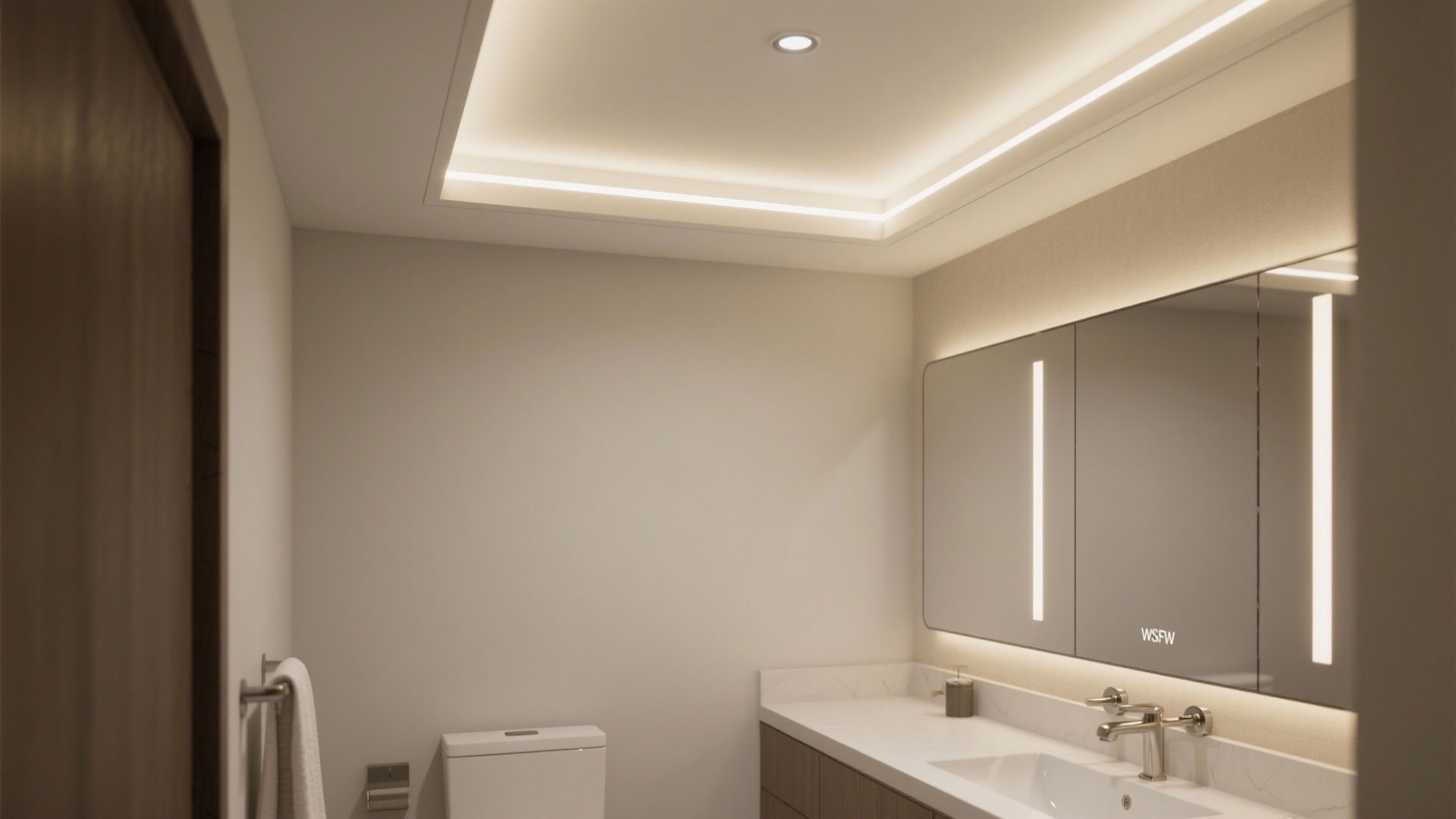 5 POP plus minus design for bathroom ideas