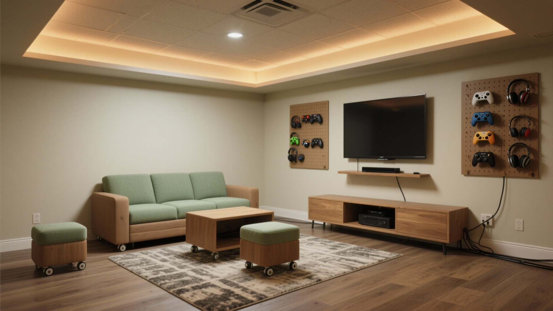 5 Small Basement Game Room Ideas That Work