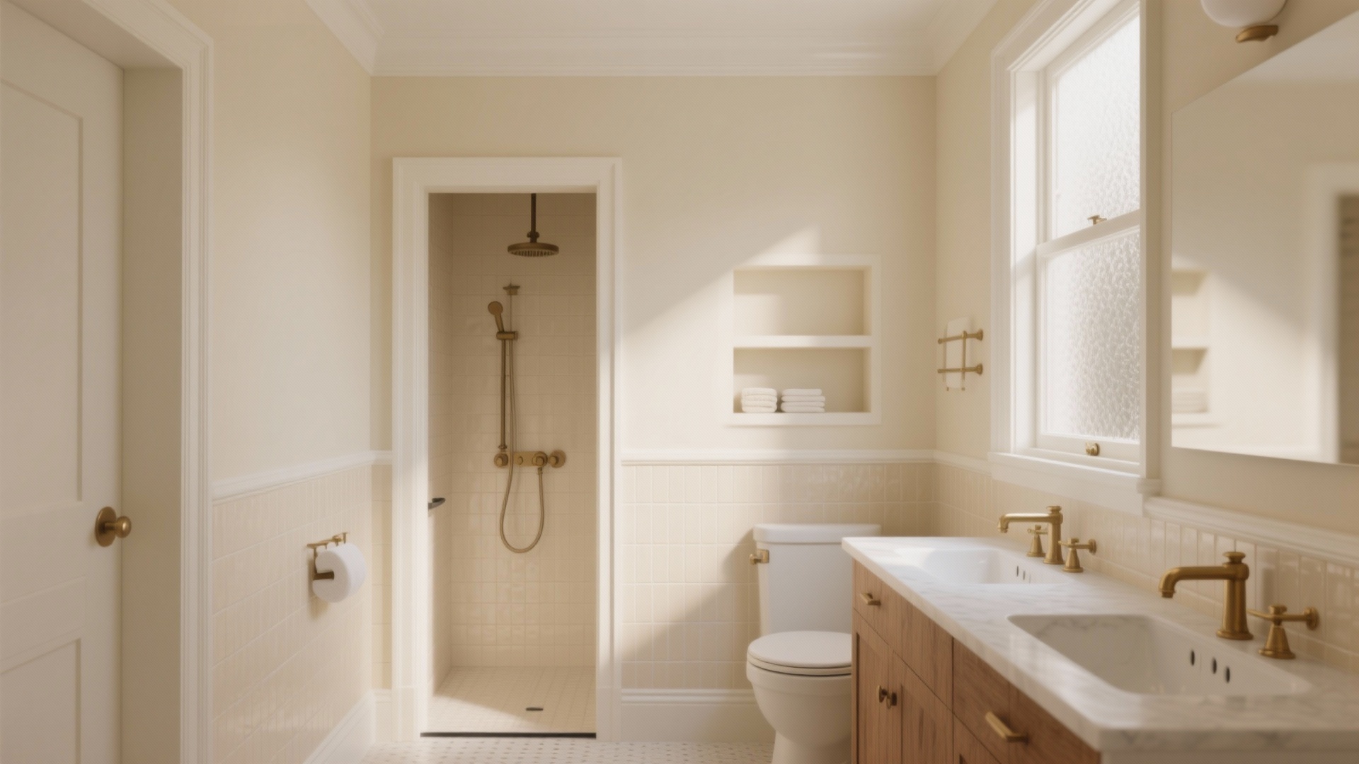 Cream Color Bathroom Ideas — 5 Design Inspirations