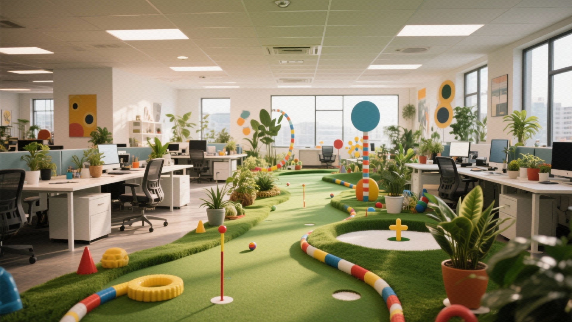 10 Office Putt Putt Hole Design Ideas