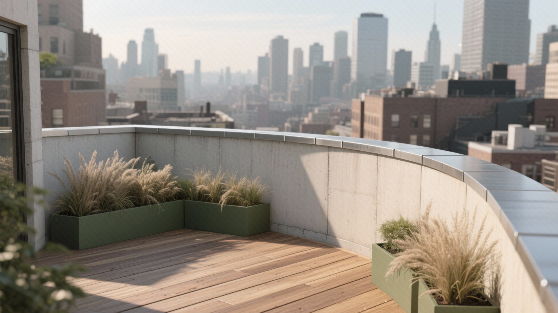 Roof Terrace Feels Boxy? Curved Parapet Wall Design Fix
