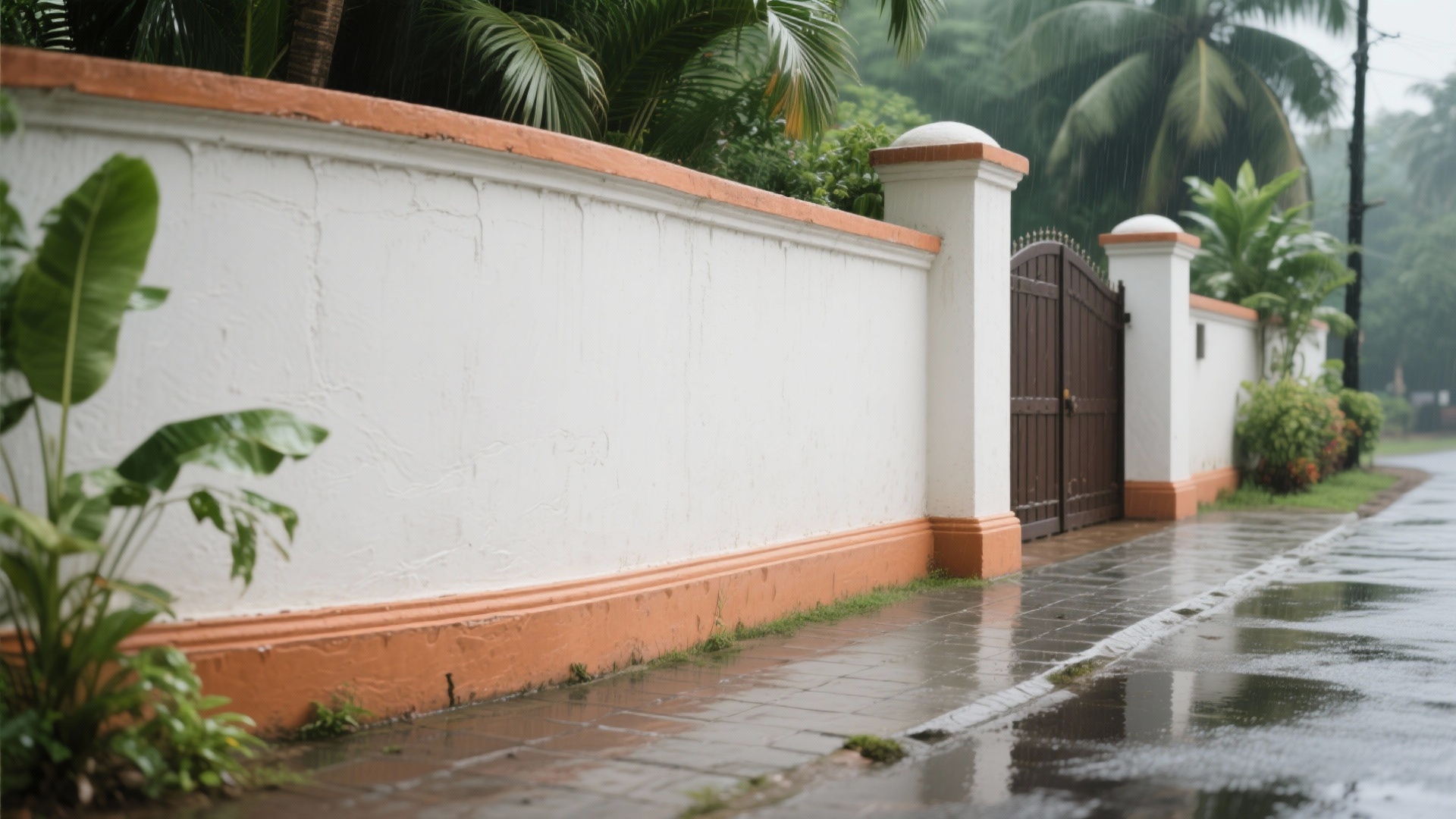 5 Simple Compound Wall Designs Kerala Style